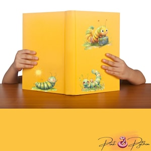 Watercolor Caterpillar Clipart: Kids Book Illustration (commercial Use ...