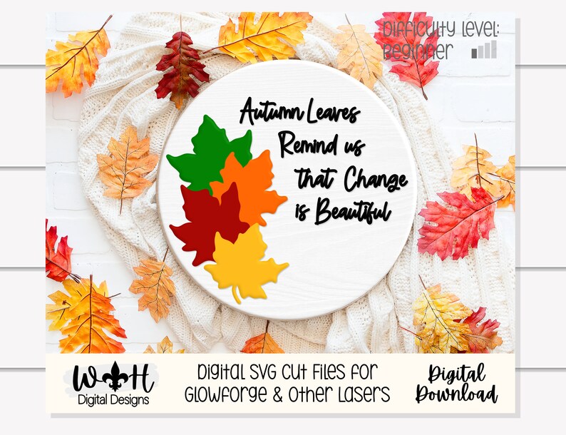 Autumn Leaves Remind Us That Change is Beautiful - Seasonal Sign Making ...
