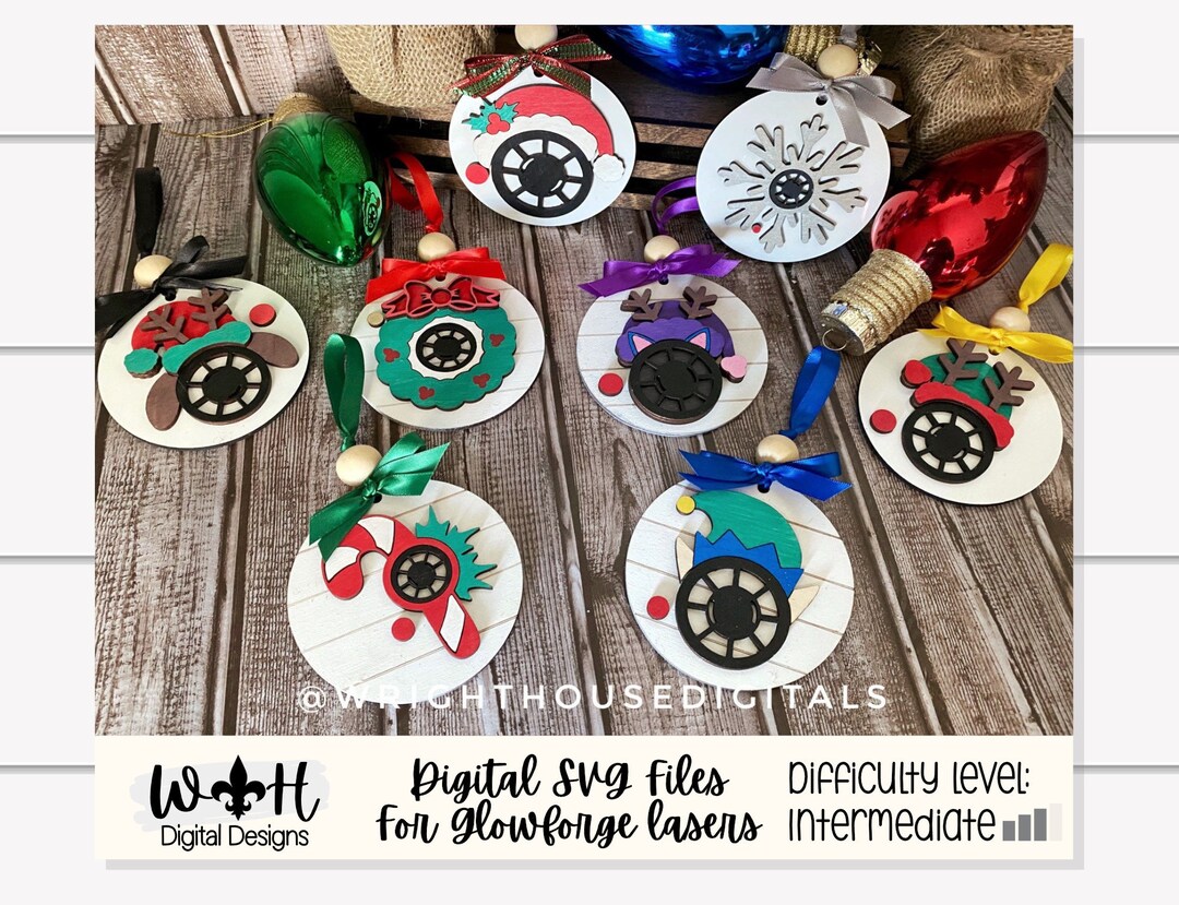 Christmas Santa Cam Shutter Variety Bundle - Handdrawn Single Line ...
