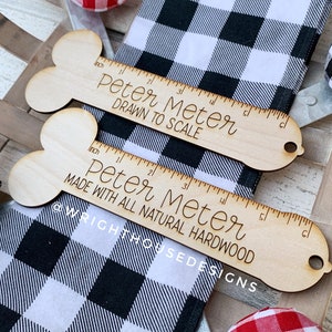 Nsfw Peter Meter Average Sized Pun Rulers - Funny Gag Gift for Adults ...