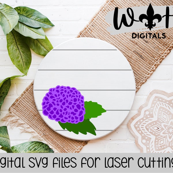 Simple Hydrangea Svg - Etsy