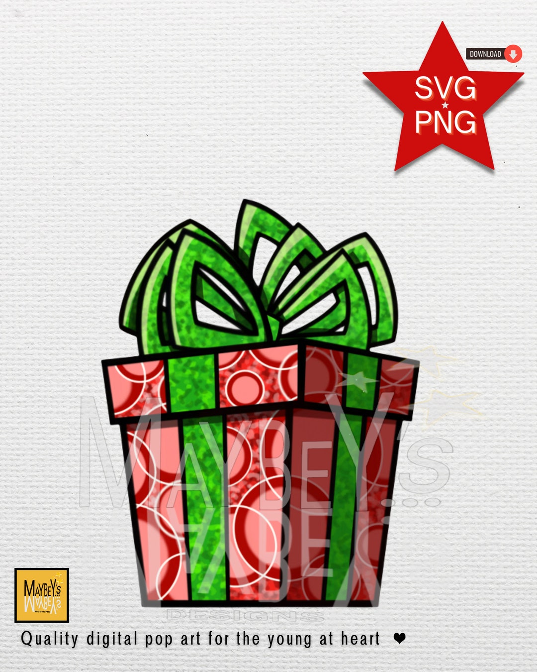 Cute Cartoon Christmas Present. Christmas Clip Art | Gift Tags ...