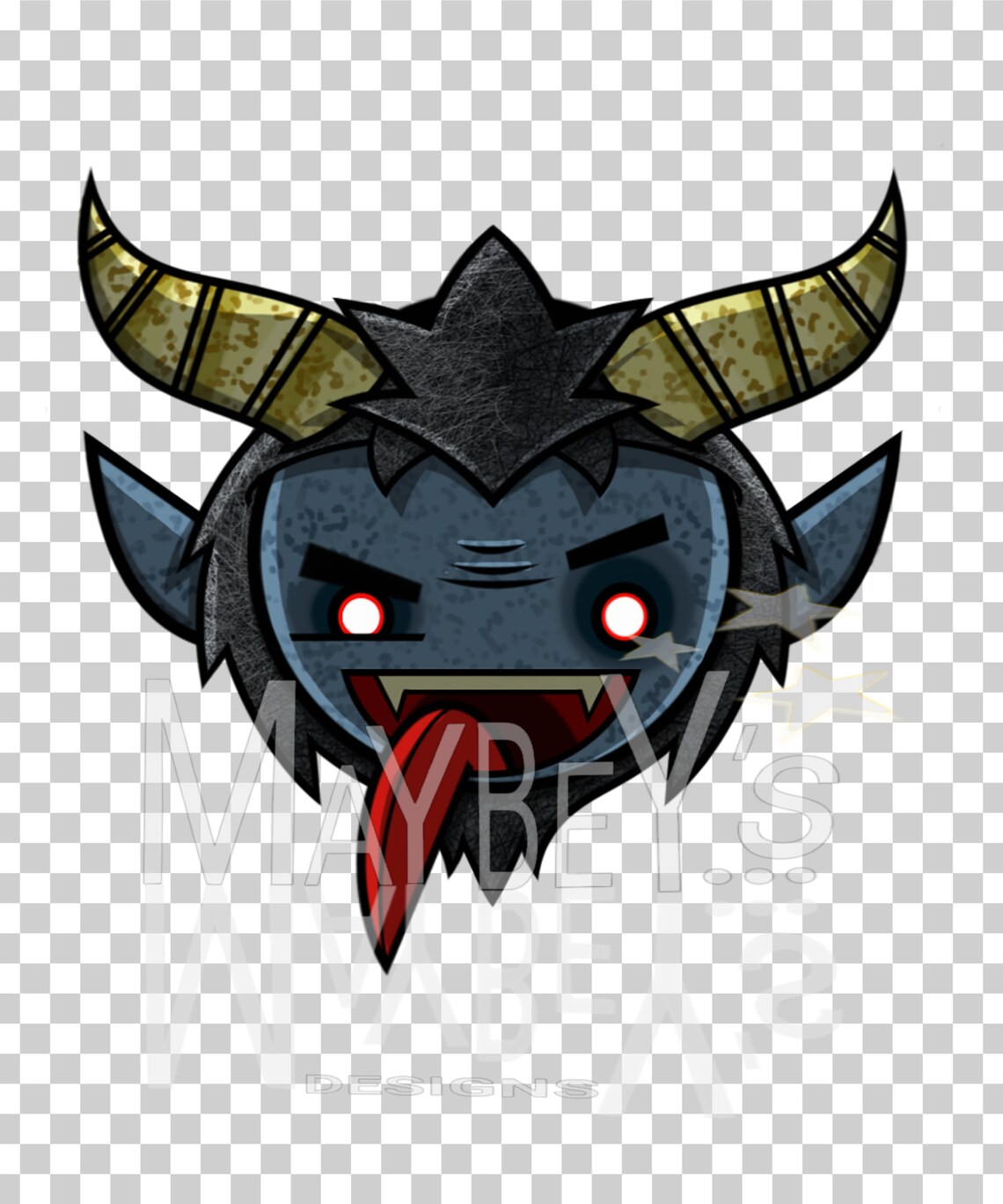 Printable Krampus Cartoon Digital Image. SVG PNG PDF - Etsy