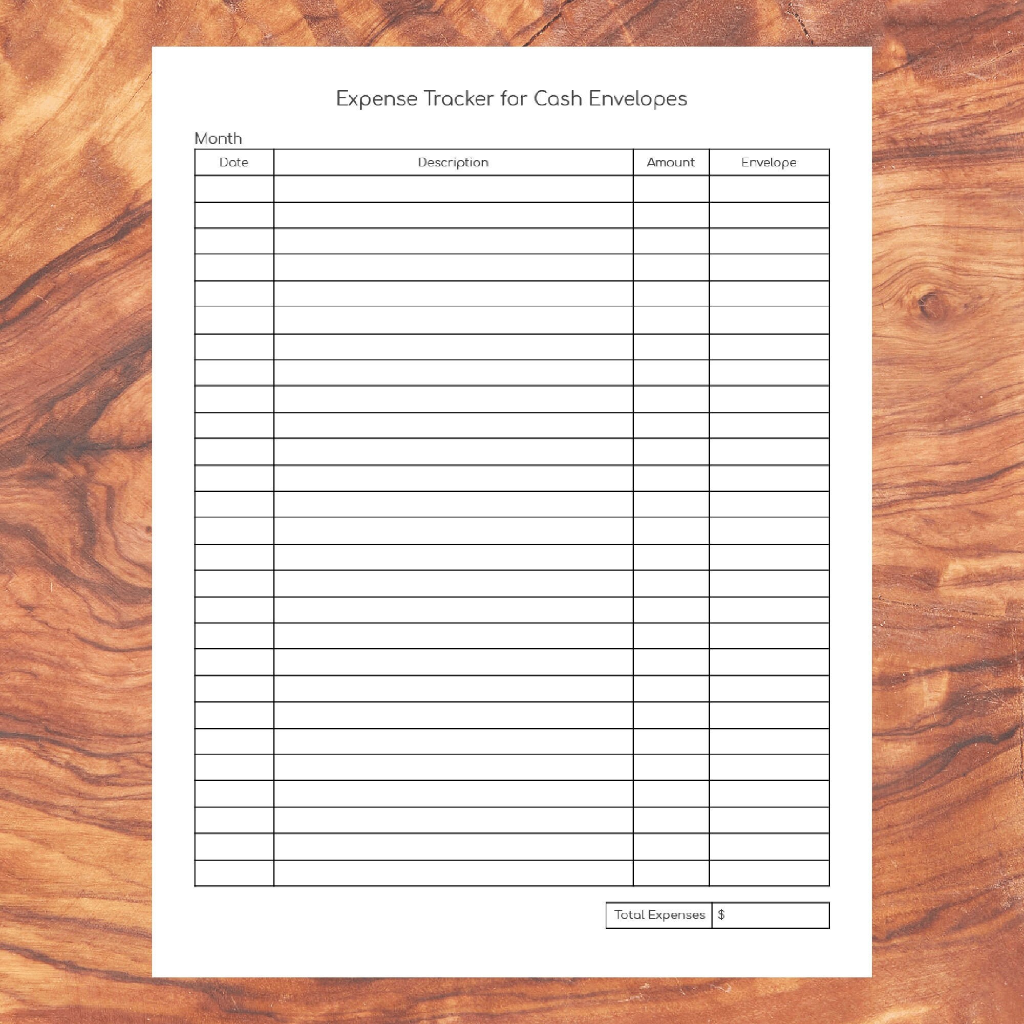 Expense tracker envelope printable - gmfopt