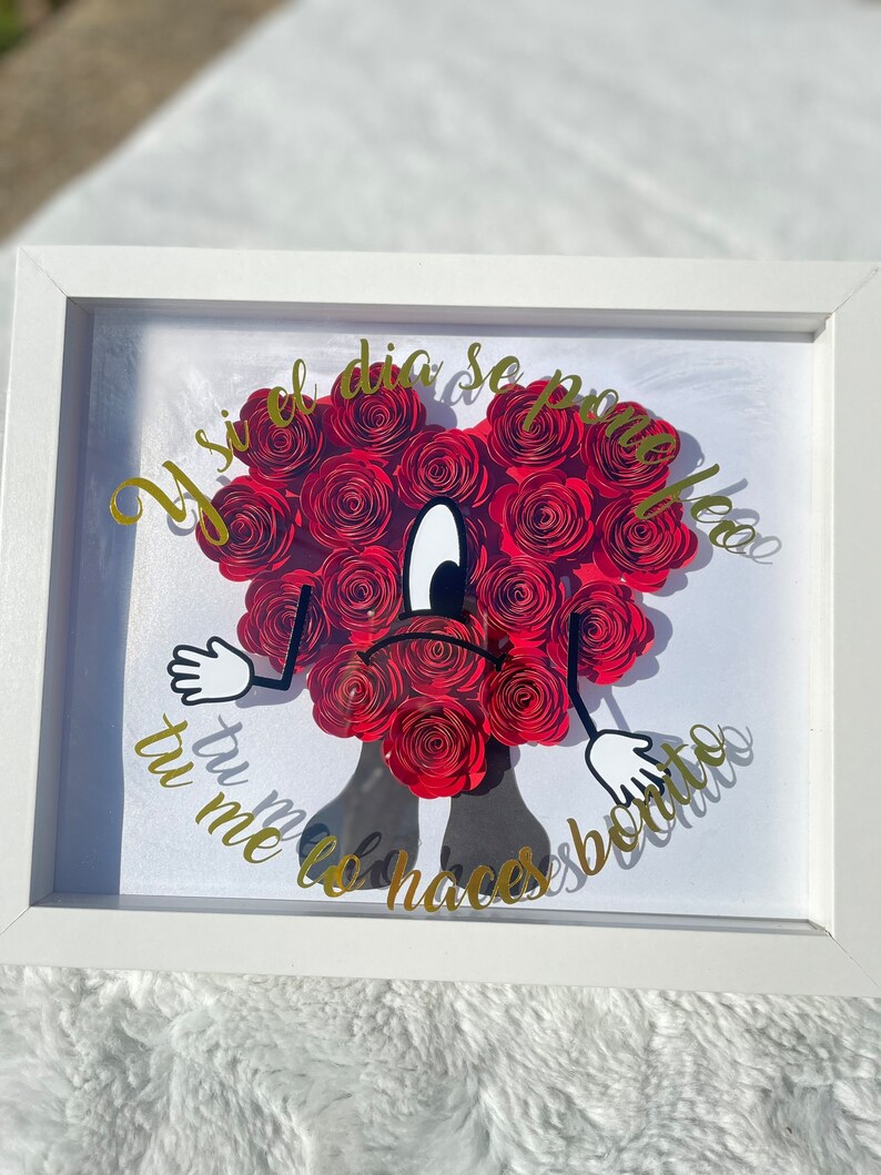Bad Bunny Shadowbox Gift/un Verano Sin Ti - Etsy