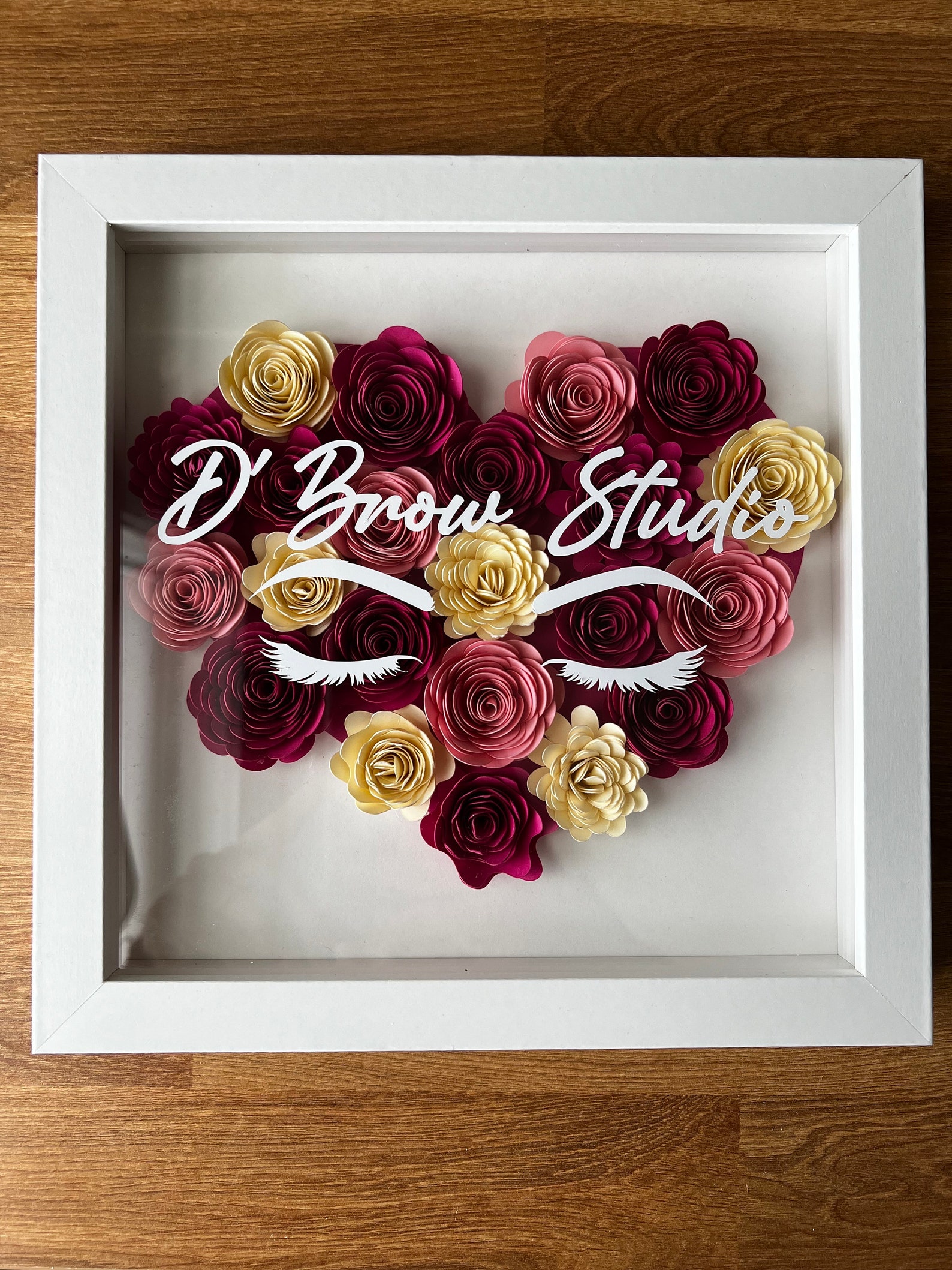 Brow/lash Tech Shadowbox/thank You Gift - Etsy