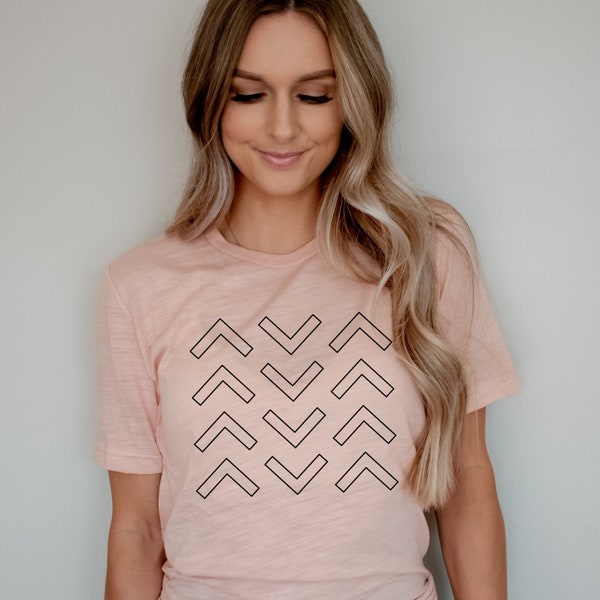 Chevron Tshirt - Etsy
