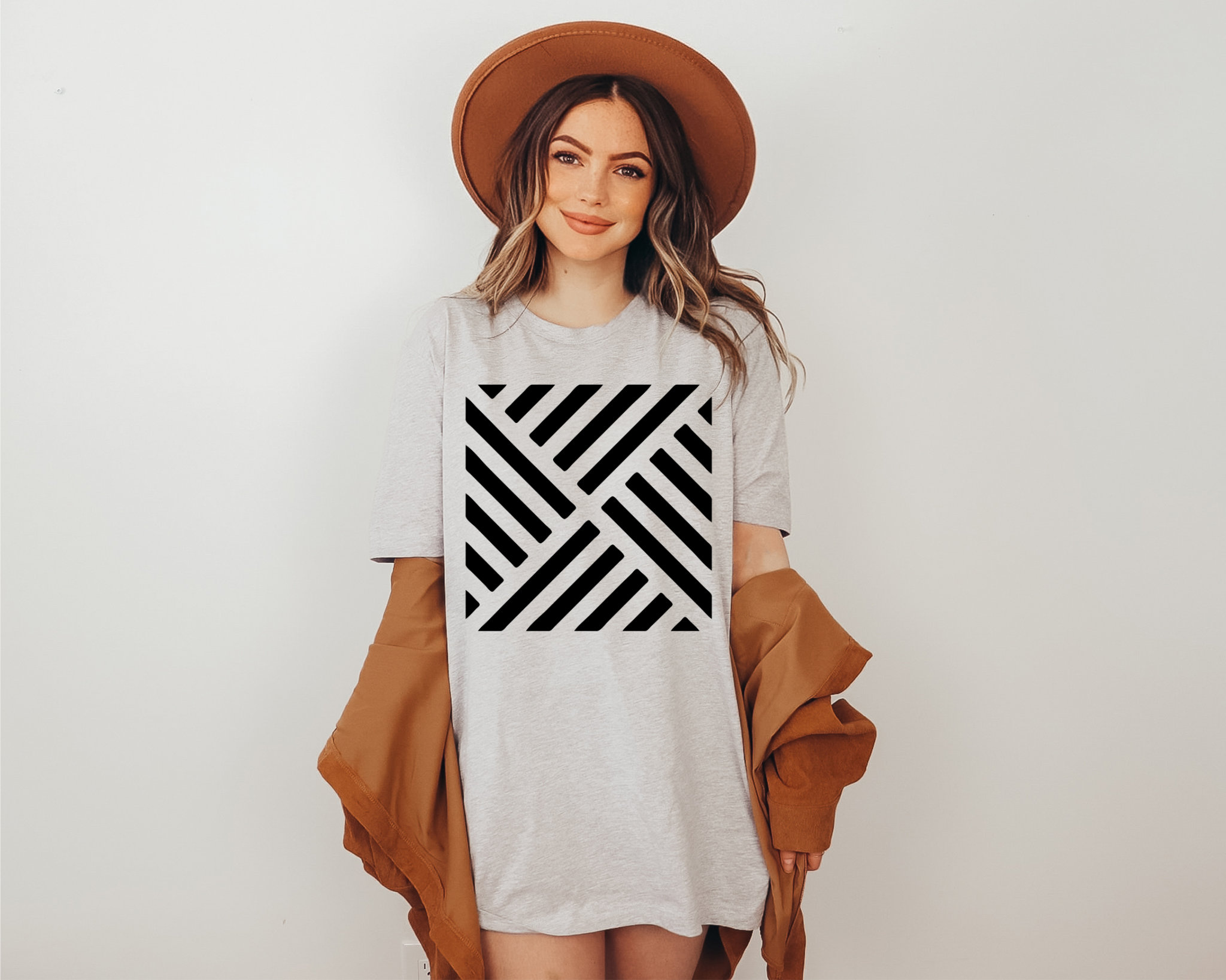 Abstract Pattern Shirt Striped Shirt Minimalist Graphic Tee - Etsy ...