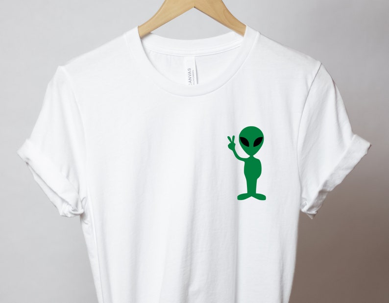 Alien T Shirt ET Graphic Tee Outer Space T-shirt Alien - Etsy