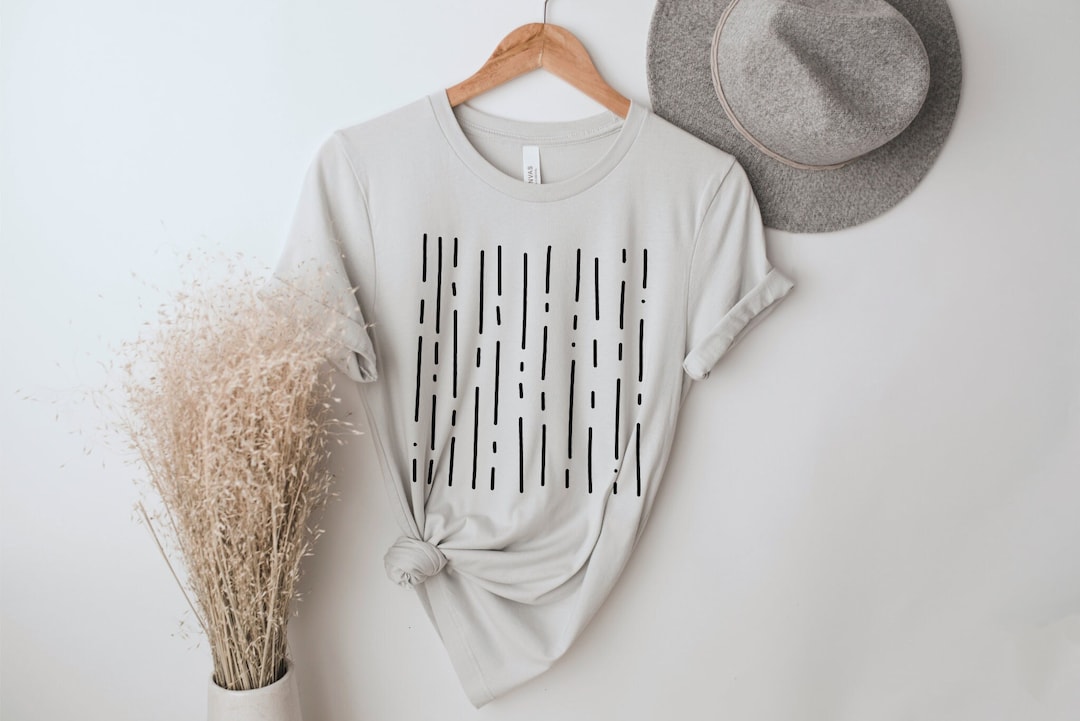 Minimalist Abstract Graphic Tee, Pattern Tshirt, Abstract Shirt, Lines ...