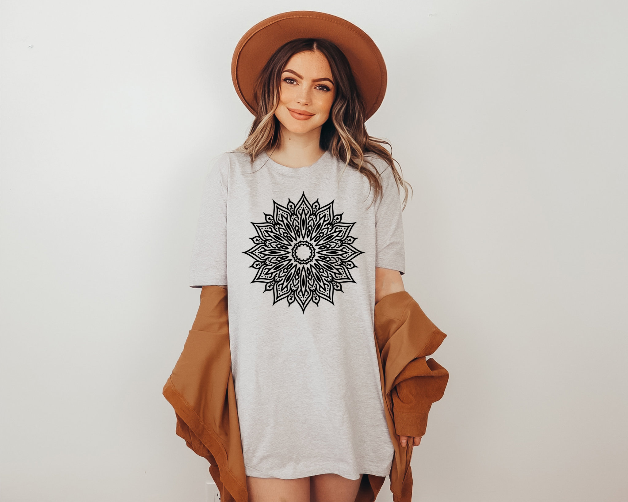Mandala Shirt Floral Tshirt Mandala Art Geometric Tee - Etsy