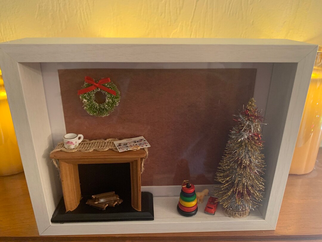 Christmas Morning, Shadow Box Scene, Christmas Decor - Etsy