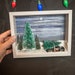 Shadow Box Scene, Bringing Our Tree Home, Christmas Decor - Etsy
