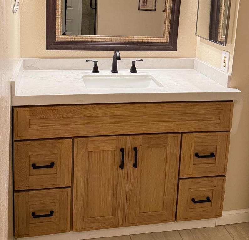 Quartz Bathroom Vanity Top Made to Your Exact Measurements With FREE ...