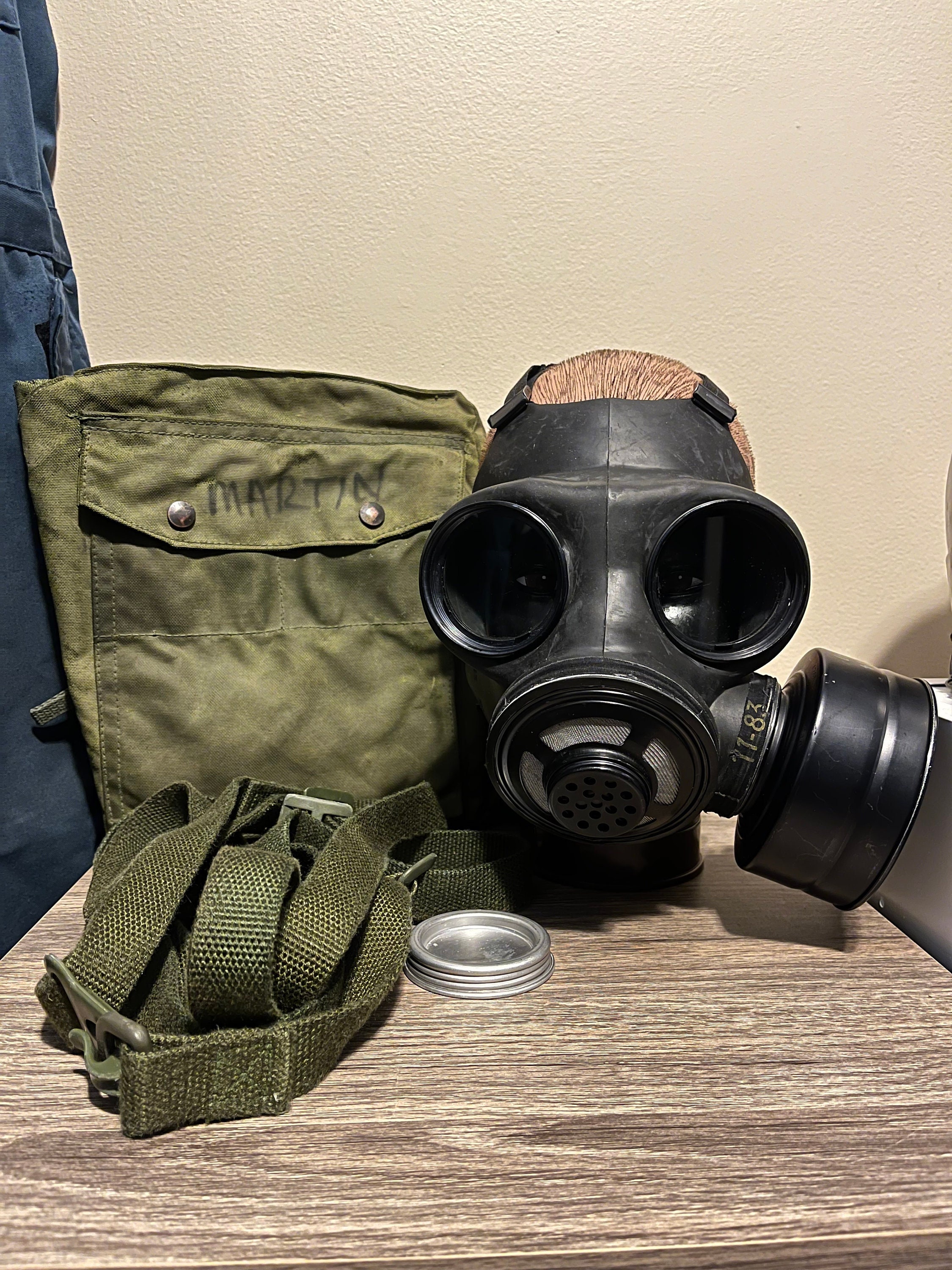 Canadian C3 Cold War Gas Mask Complete Haversack and C1 Filter - Etsy