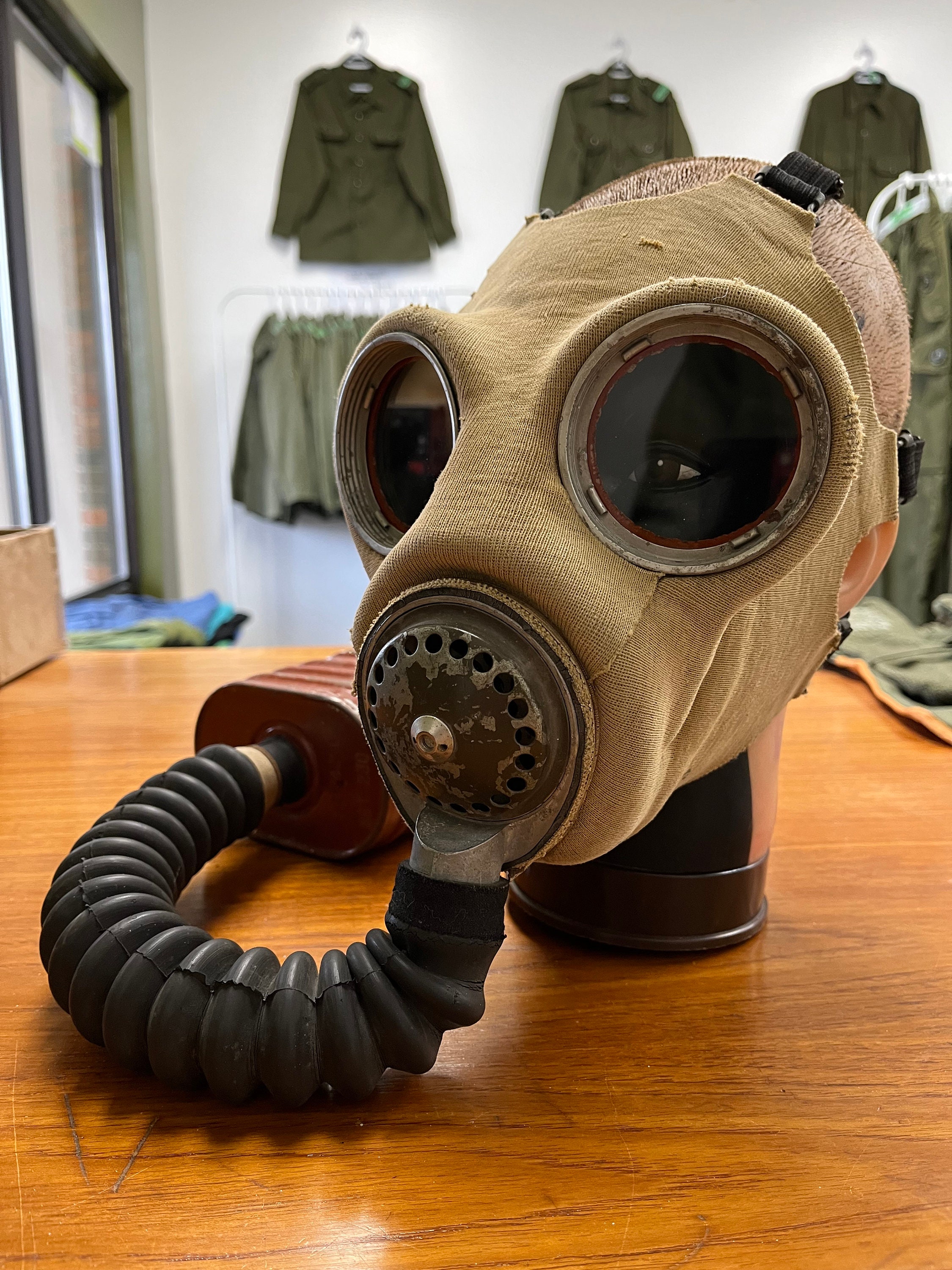 Canadian WW2 1942 Mark 4 Respirator Gas Mask - Etsy