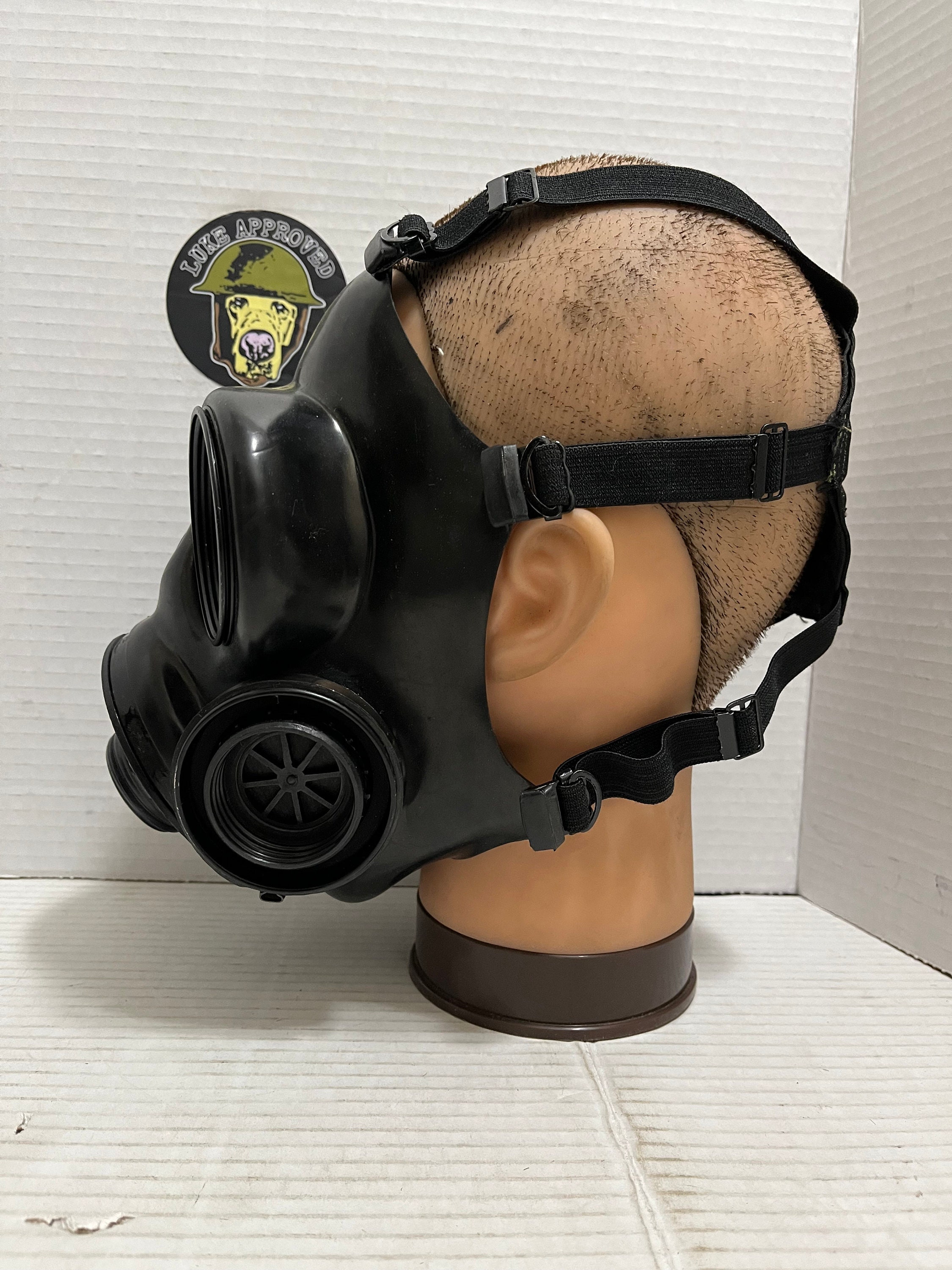 Canadian C3 Gas Mask Size Large 60mm/40mm Filter Intake New - Etsy