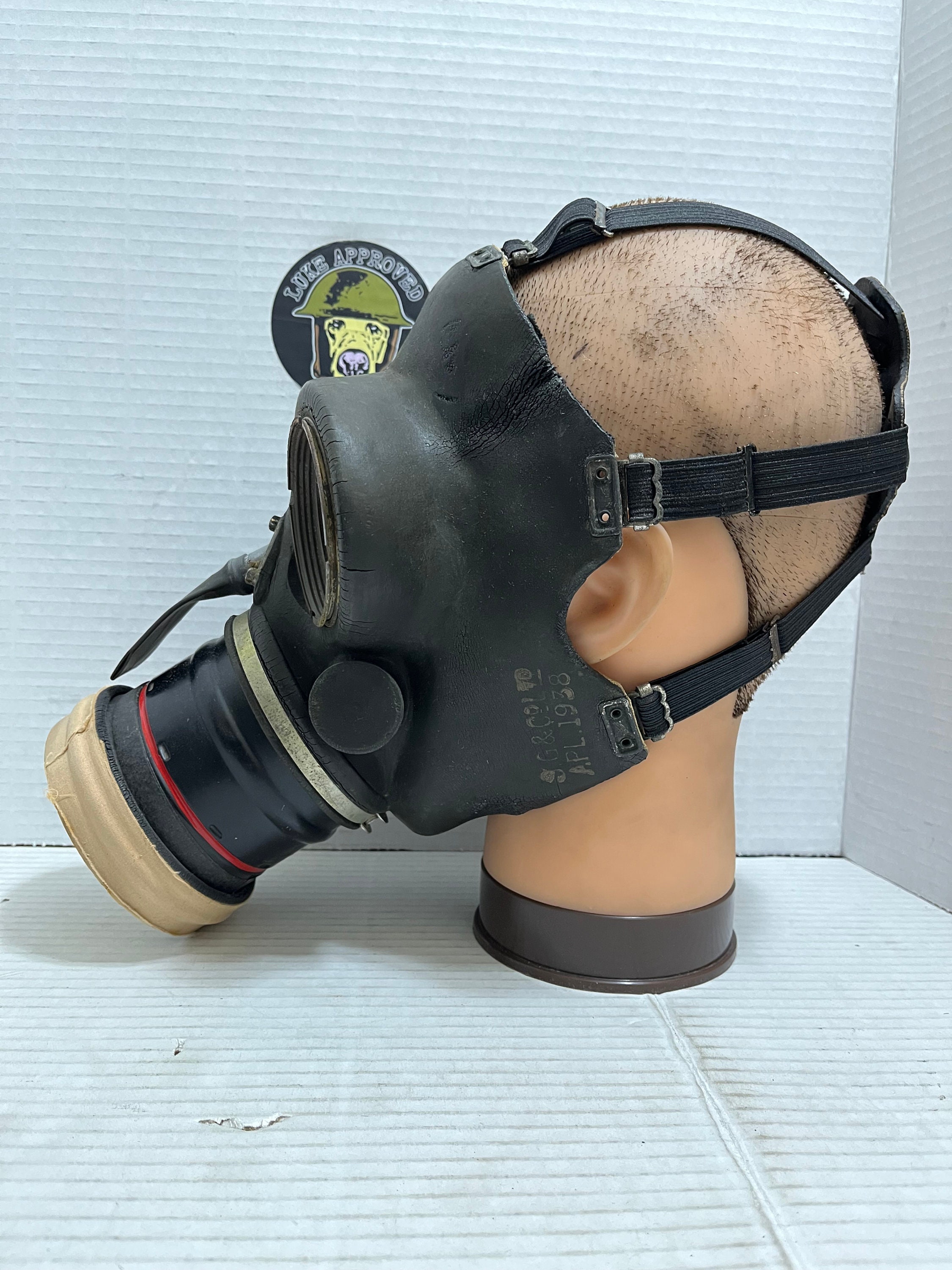 Pre WW2 British Civilian Gas Mask: 1932 Siebe Gorman Respirator With ...