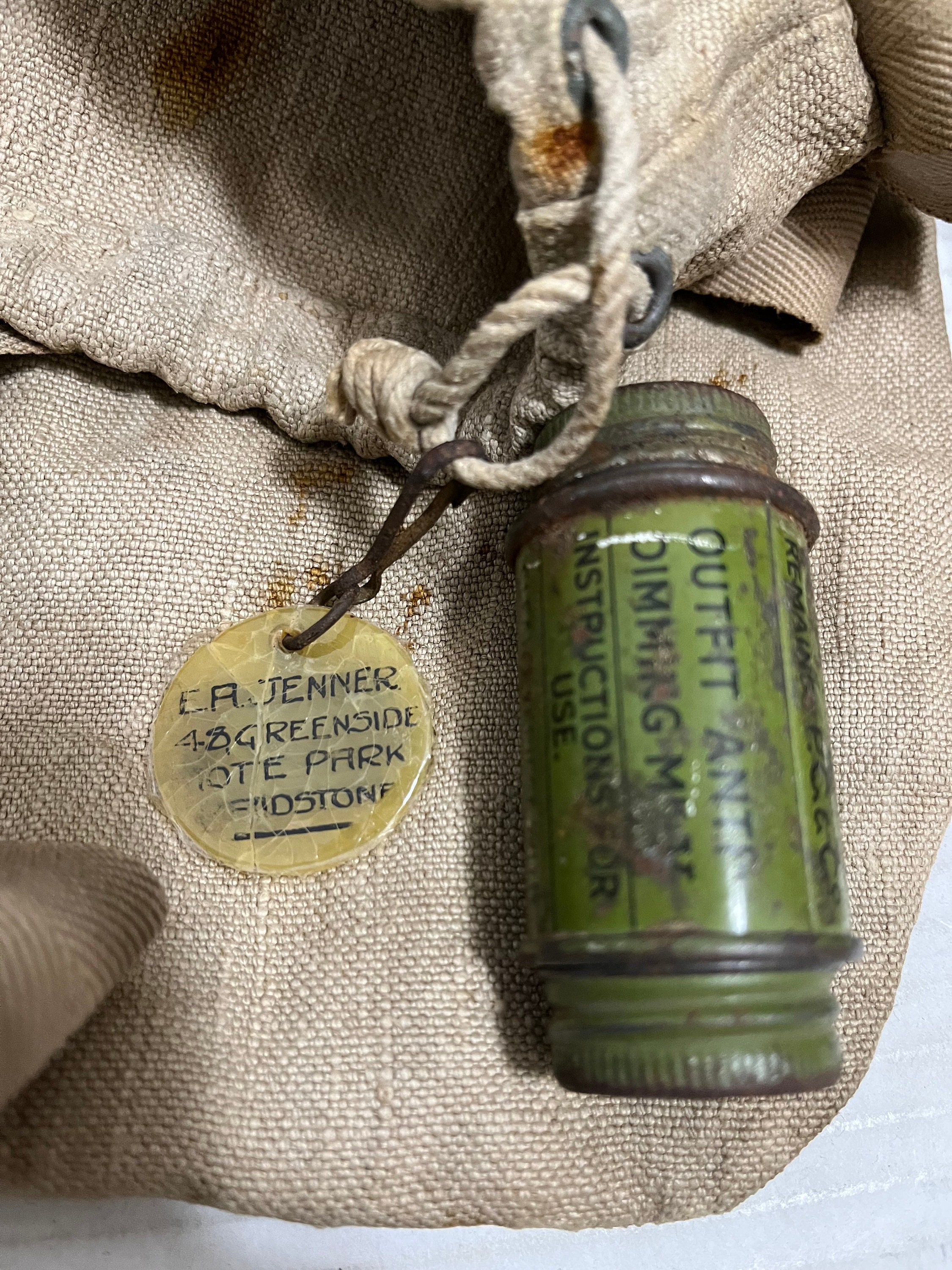 Pre WW2 British Civilian Gas Mask: 1932 Siebe Gorman Respirator With ...