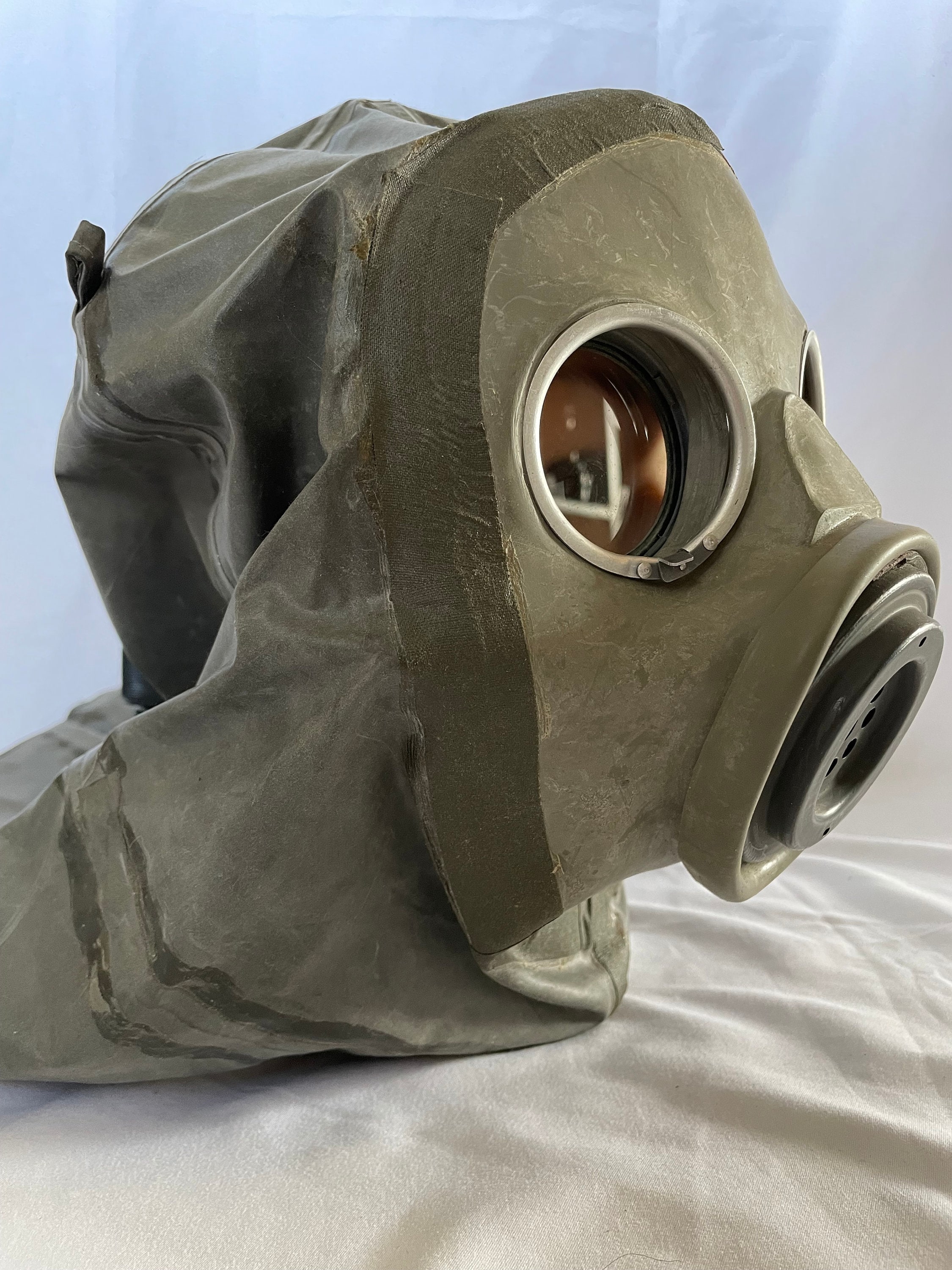 Rare Canadian Chemical Hood for LAG C3 Gas Mask 1950’s Protective Gear ...