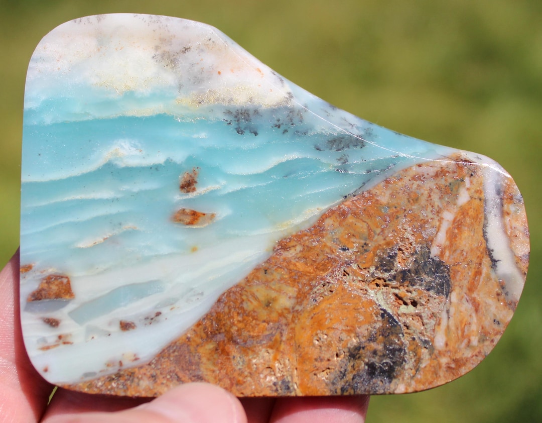 Rare Ocean Picture Stone Polished Slab - Etsy