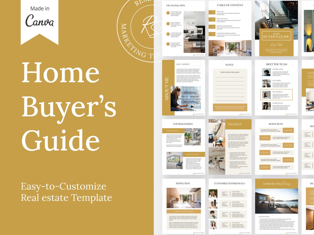 20 Page Home Buyer Guide, Real Estate Buyer Packet, Home Hunting Buying ...