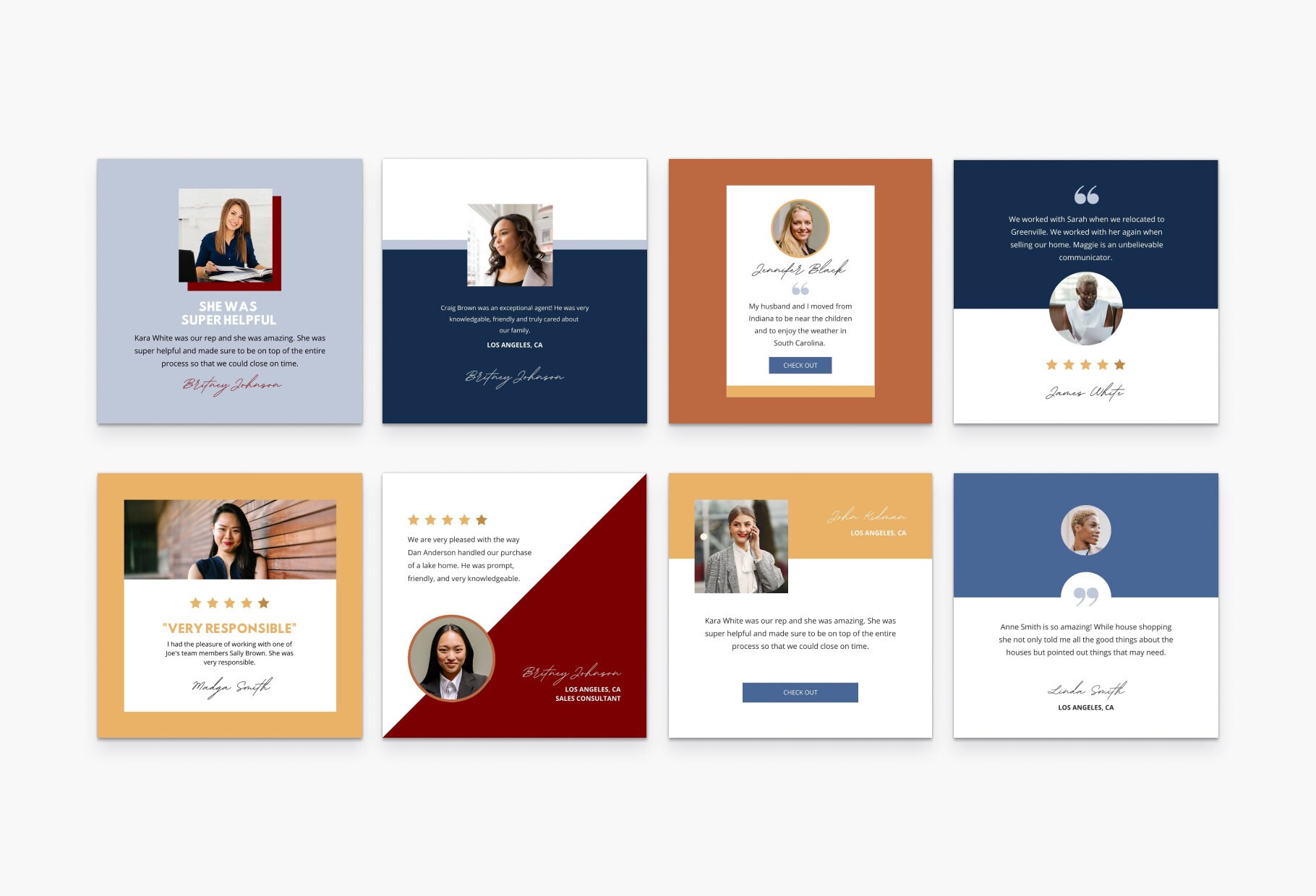 48 Real Estate Customer Client Testimonials Instagram Posts Stories ...