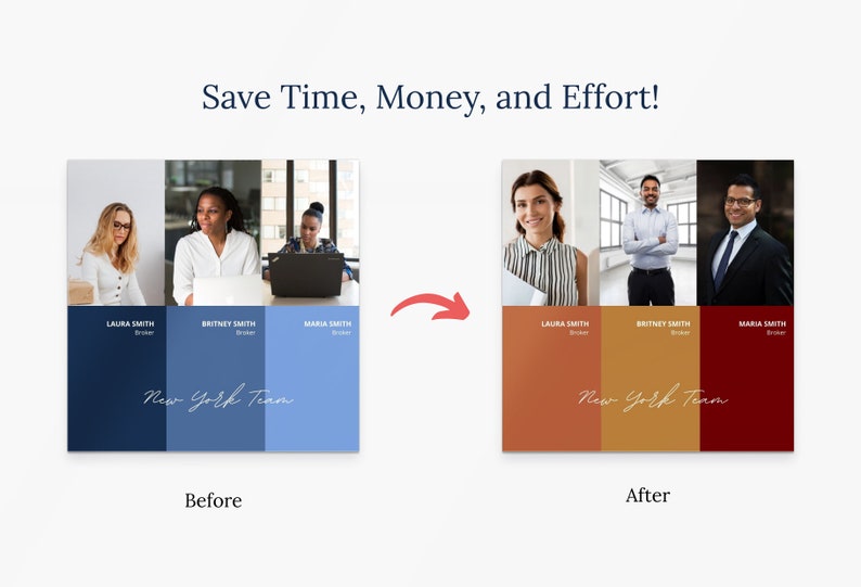 48 Meet the Team Real Estate Instagram Posts Stories Canva - Etsy