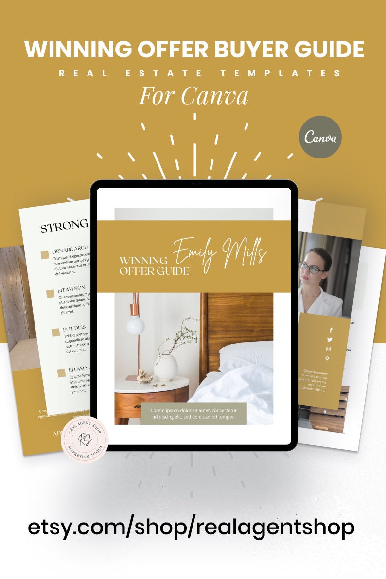 20 Page Winning Offer Buyer Guide Real Estate Template Agent / Realtor ...