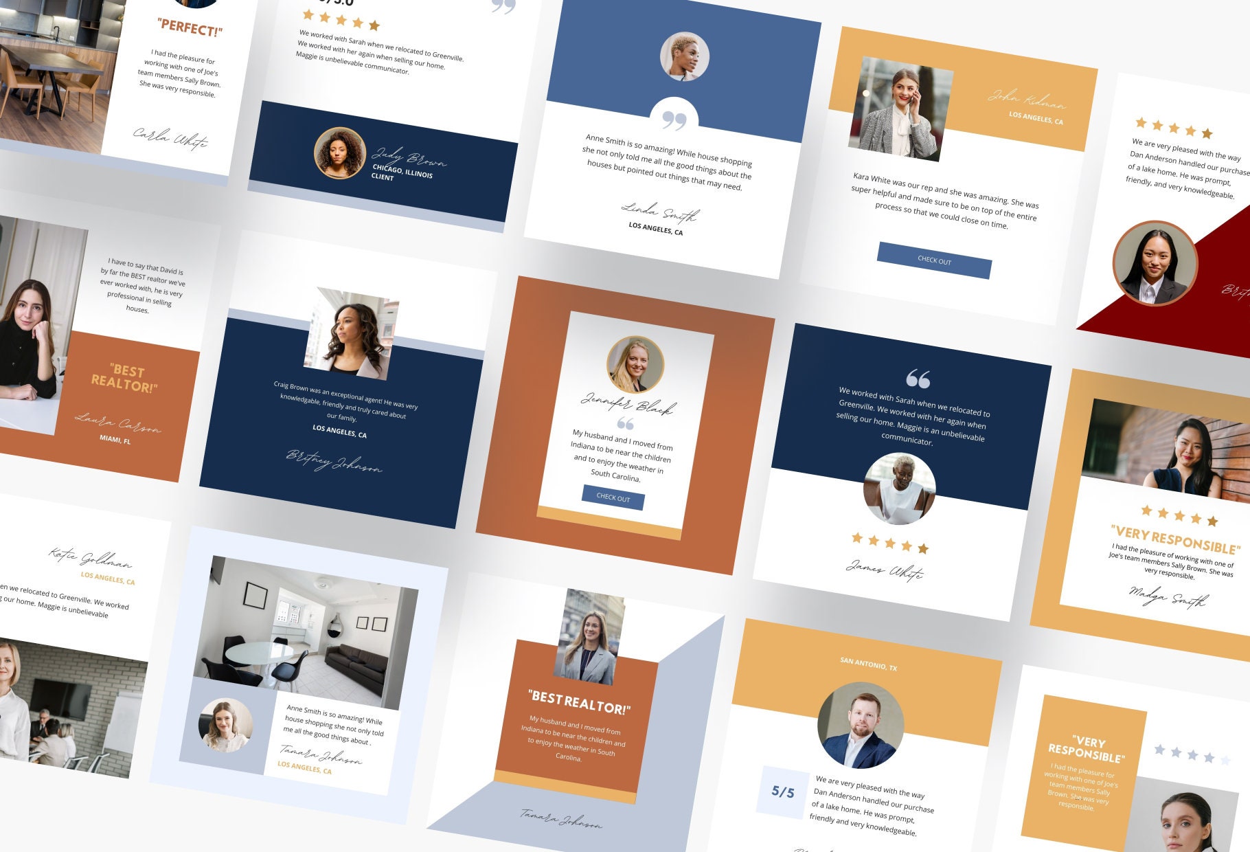 48 Real Estate Customer Client Testimonials Instagram Posts Stories ...