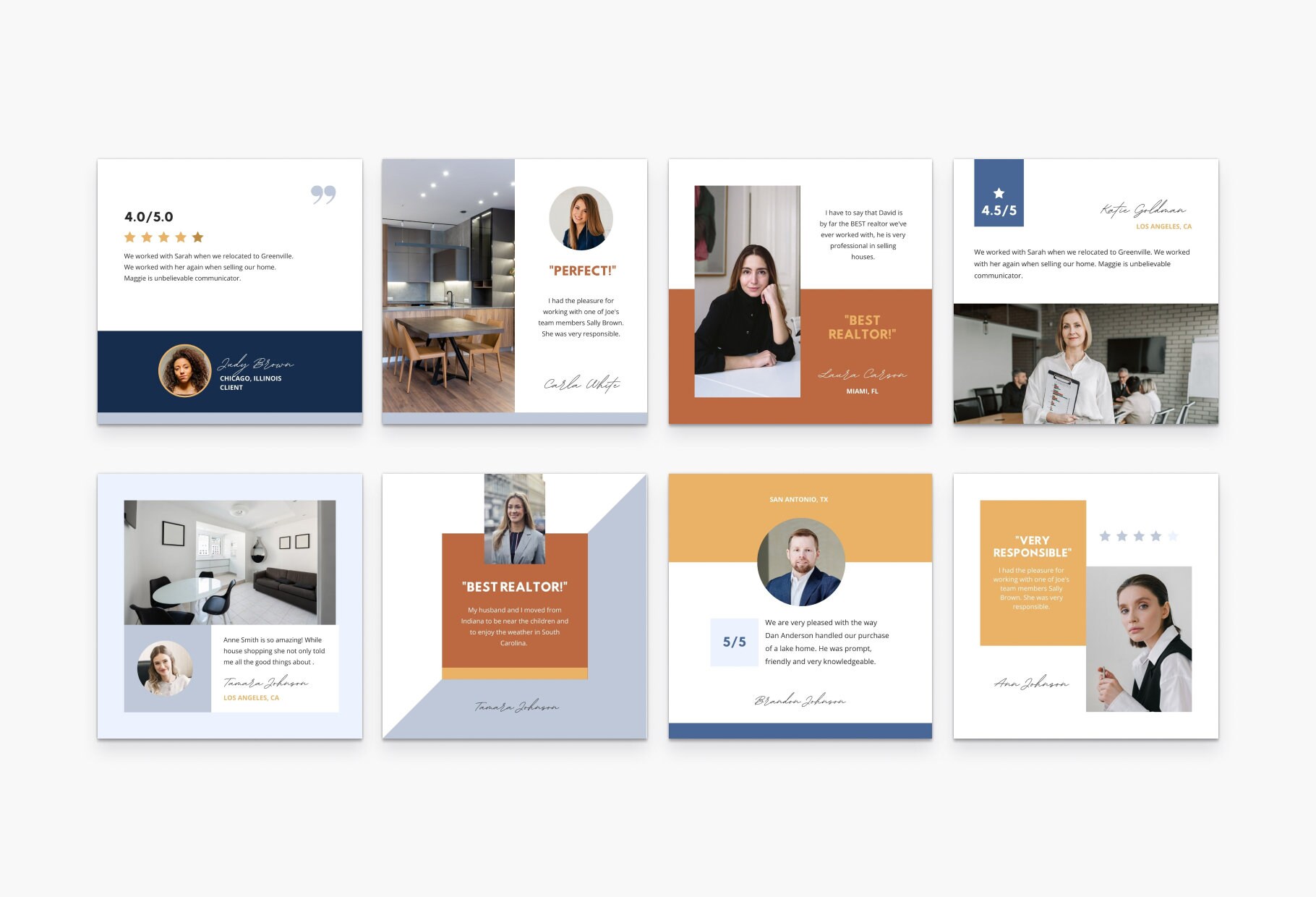 48 Real Estate Customer Client Testimonials Instagram Posts Stories ...