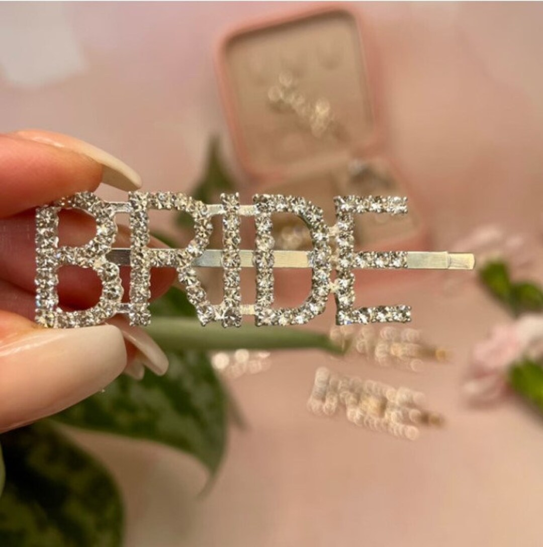 Bride Hair Clip, Team Bride Hair Clips, Hen Party Hair Accessories ...