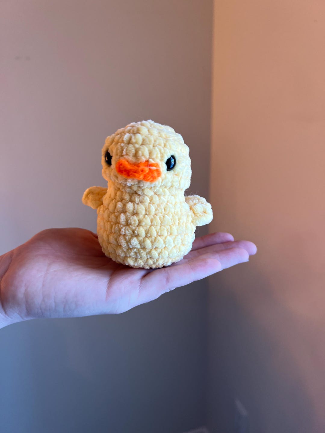 Adorable Small Yellow Duck Plush - Etsy