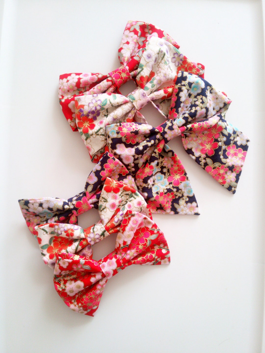 Sakura Hair Bow - Etsy