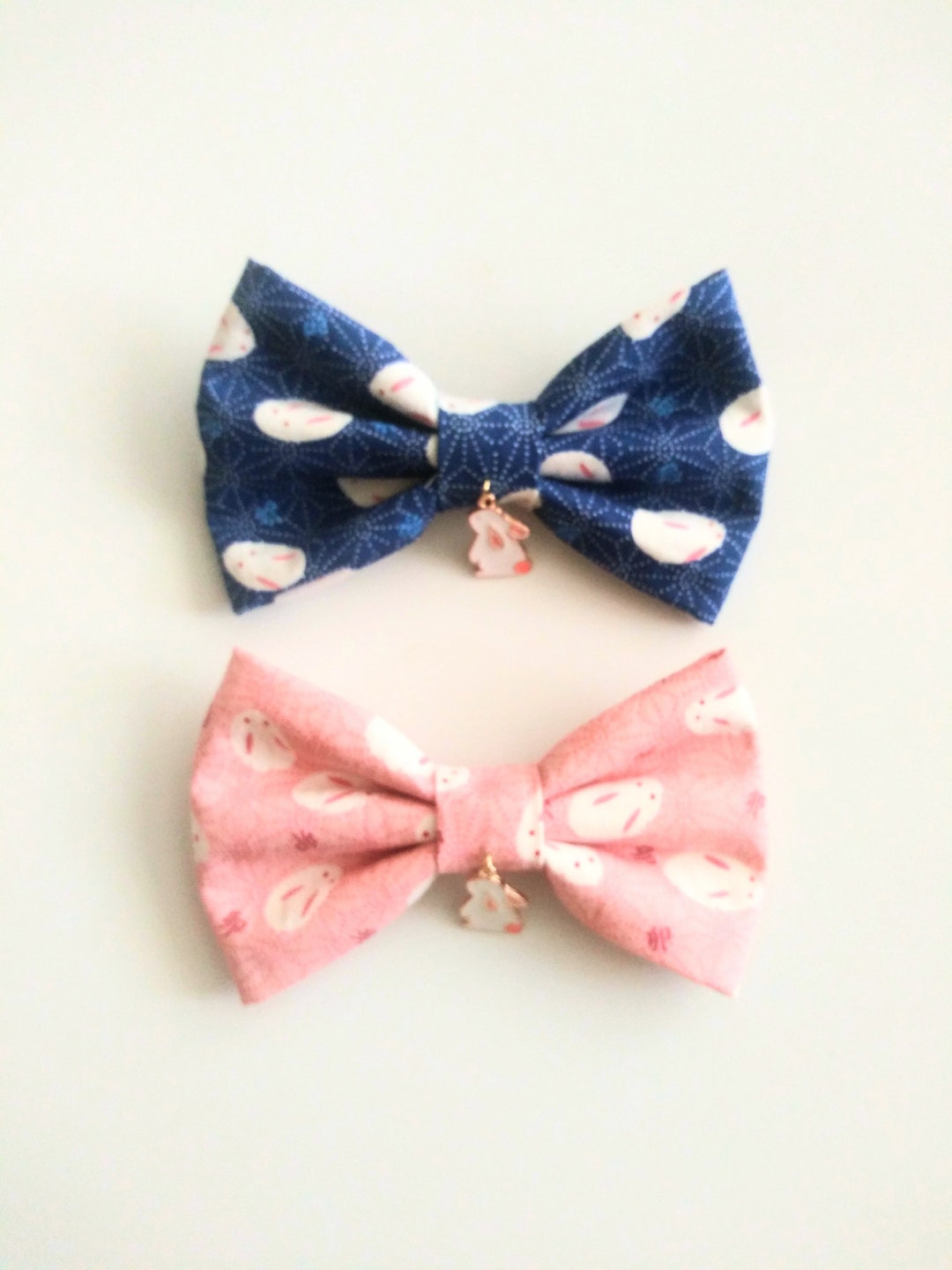 Japanese Rabbit Hair Bow - Etsy