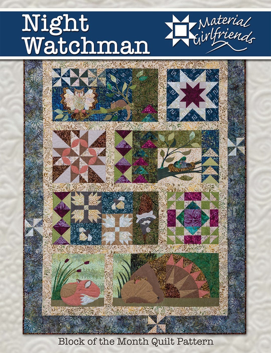 Night Watchman Quilt Kit - Etsy