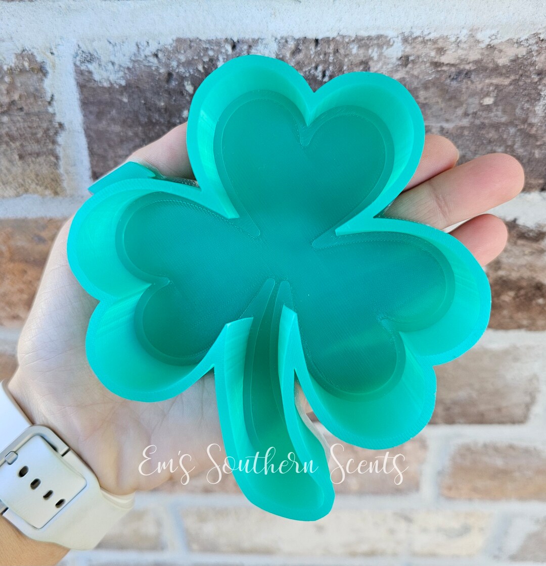 3 Leaf Clover Car Freshie Mold - Etsy