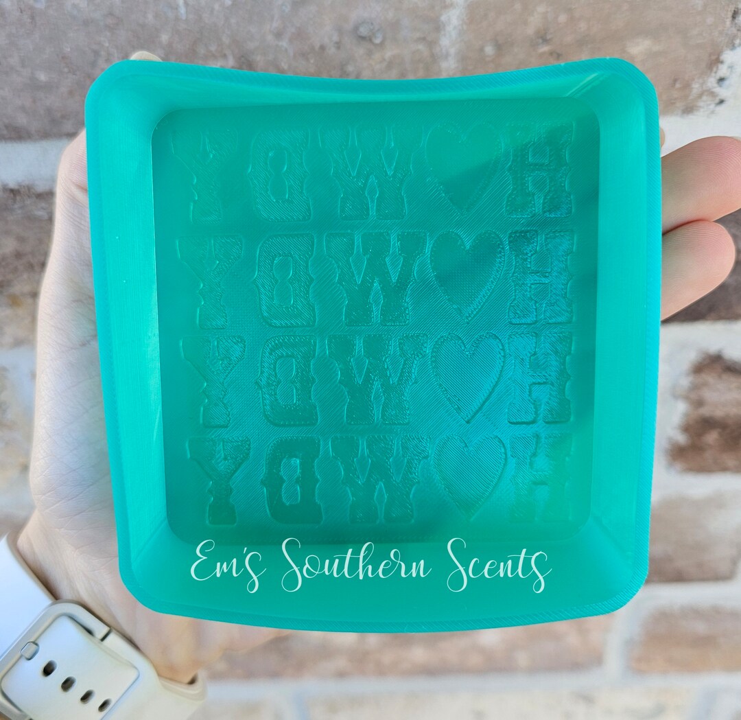 Howdy Heart Car Freshie Mold - Etsy