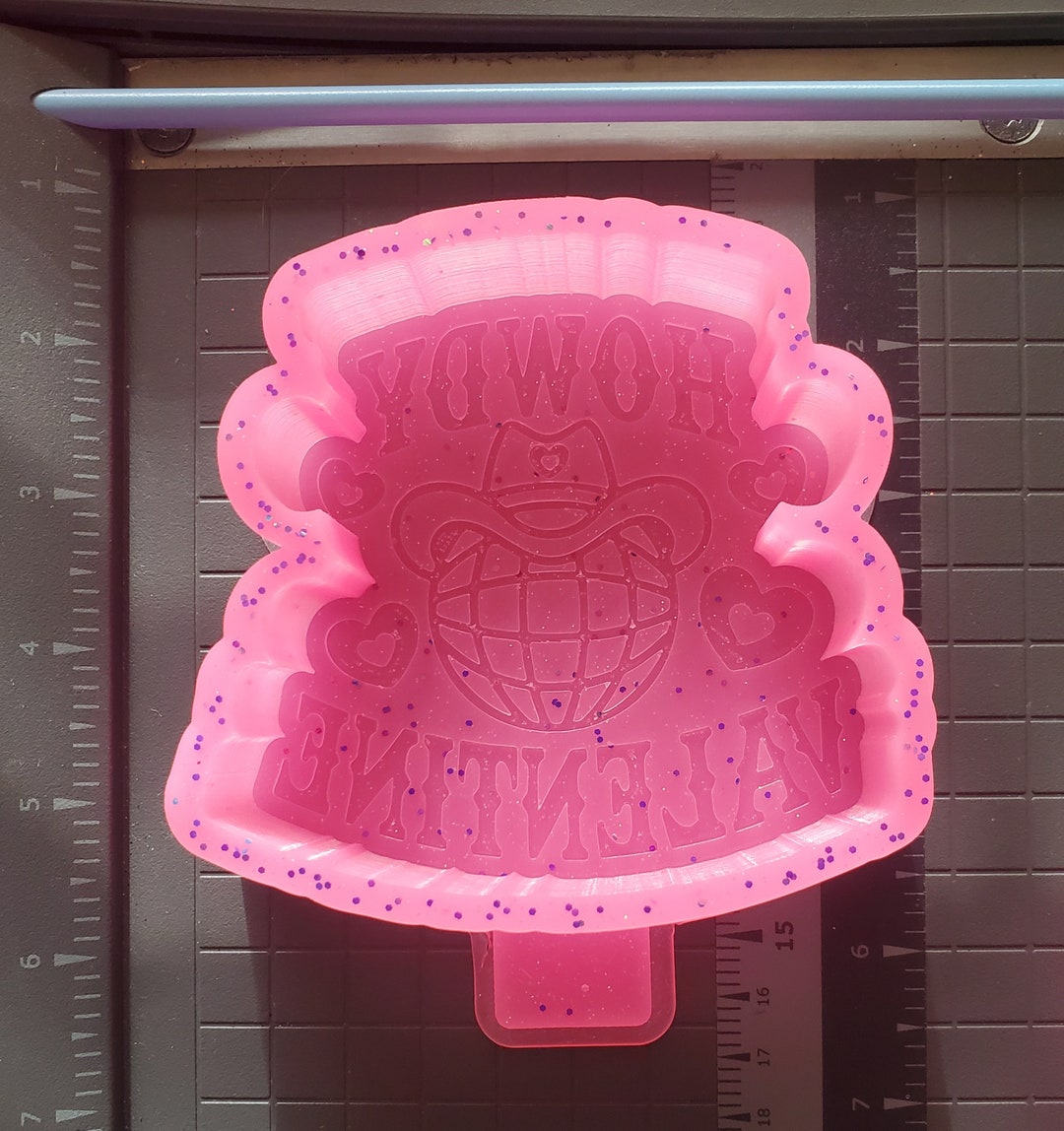 Howdy Valentine Car Freshie Mold - Etsy