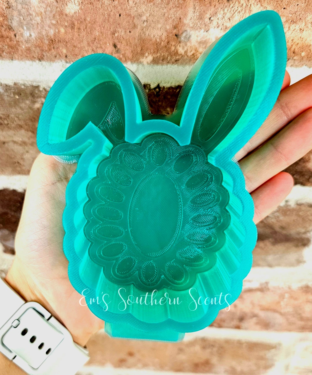 Easter Bunny Ears Concho Car Freshie Mold - Etsy