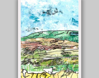 Country Scene Print - Etsy UK