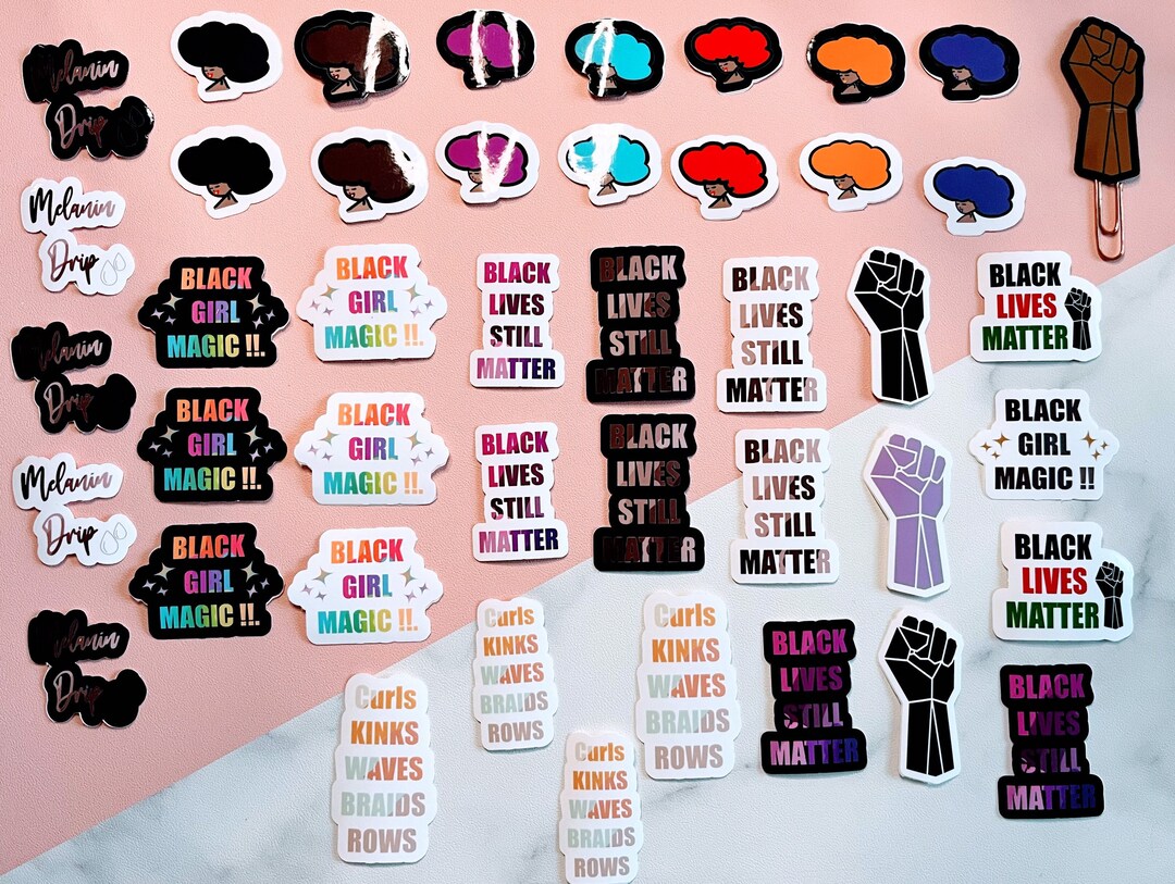 Black History Month Sticker Set - Etsy
