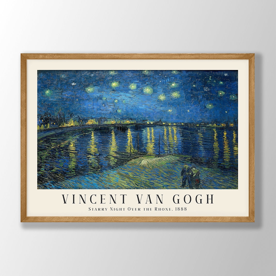 Van Gogh Print | Starry Night Over the Rhone, Van Gogh Poster sold by ...