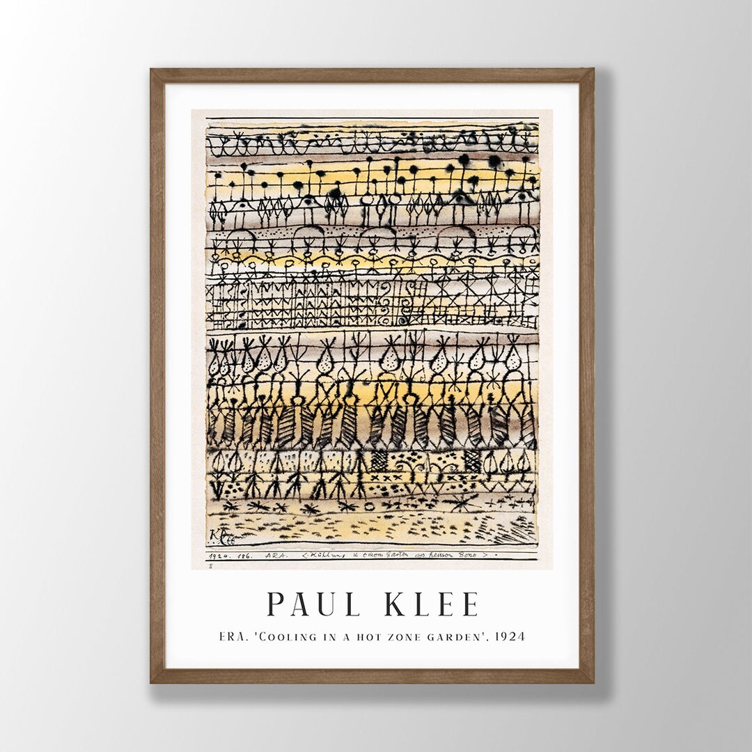 Paul Klee Art Print - ERA. 1924, Paul Klee Prints, Paul Klee Wall Art ...