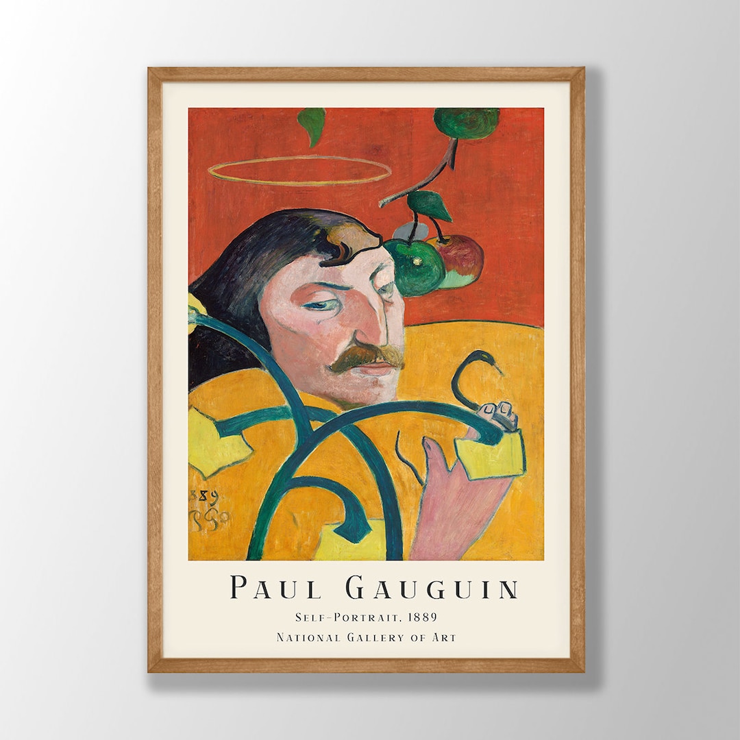 Paul Gauguin Art Print | Self Portrait, Paul Gauguin Poster, Paul ...