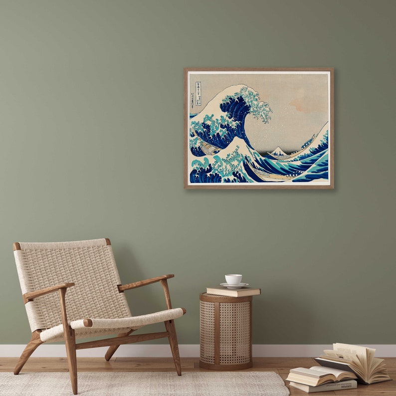 Japanese Art Print | the Great Wave at Kanagawa Poster, Hokusai Poster ...