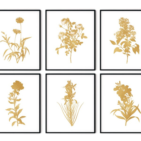 Gold Prints - Etsy