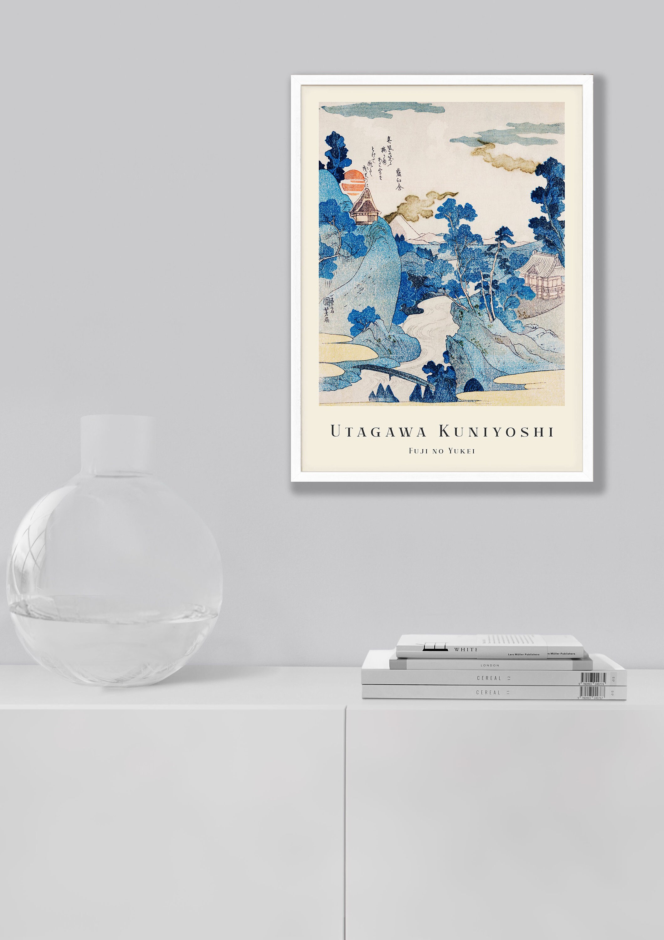 Utagawa Kuniyoshi Exhibition Poster - Fuji No Yukei, Utagawa Kuniyoshi ...