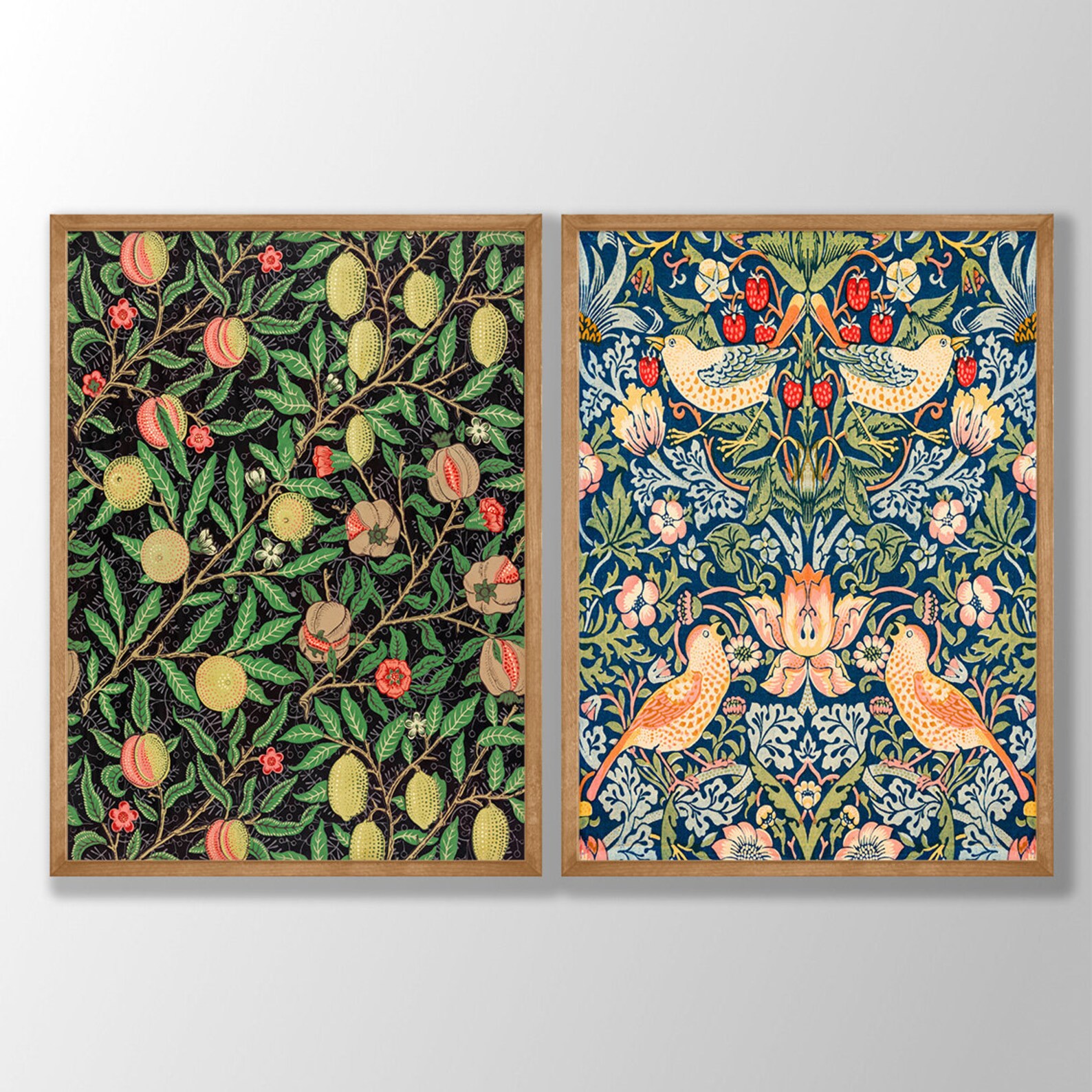 William Morris Prints Set of 2 No:3 William Morris Poster - Etsy