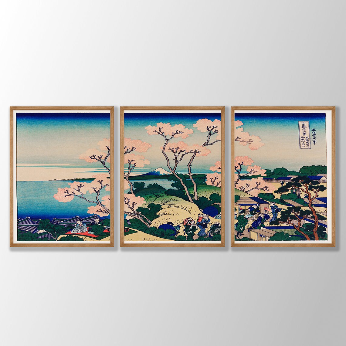 Japanese Prints Set of 3 Woodblock Art Japanese Wall Art - Etsy